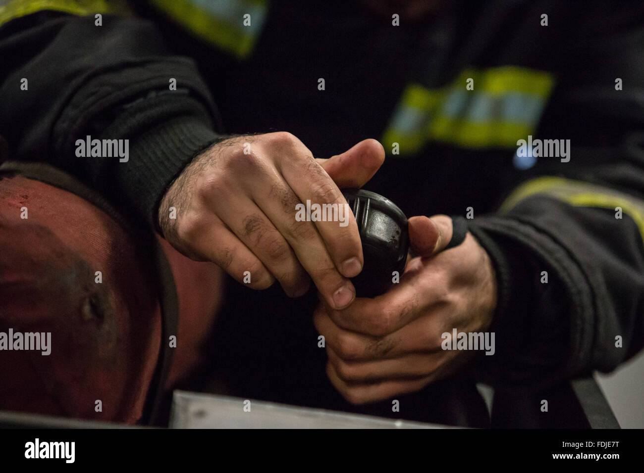 Offshore training firefighting hi-res stock photography and images - Alamy