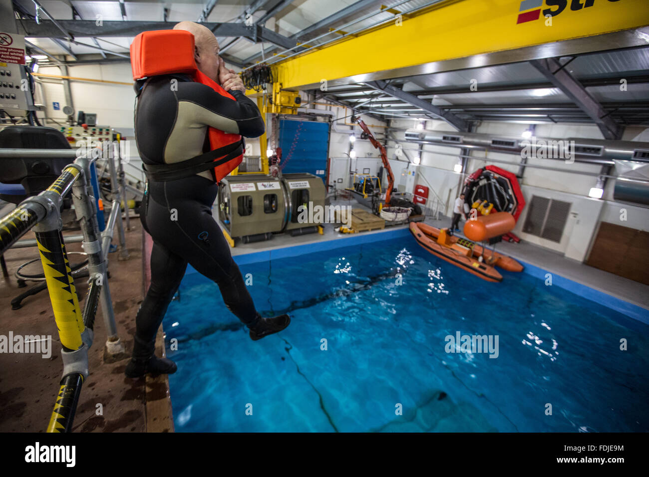 Offshore During Sea Survival Training Stock Photos & Offshore During ...