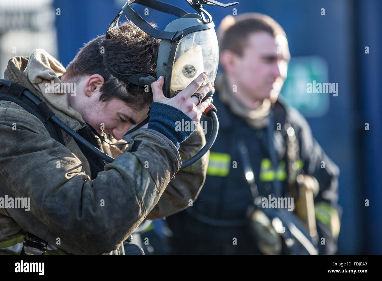 Offshore training firefighting hi-res stock photography and images - Alamy