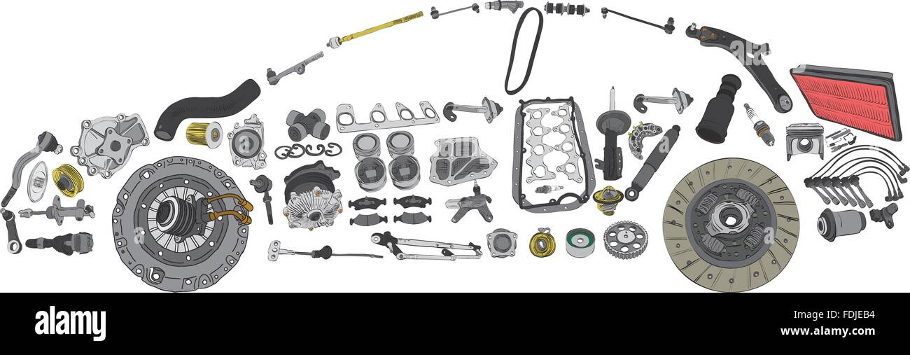 Built from spare parts hi-res stock photography and images - Alamy