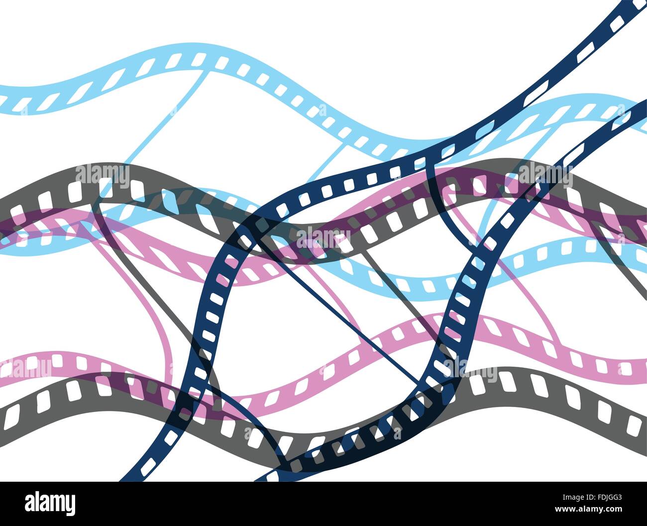 Abstract Film Reel Background Stock Vector Image & Art - Alamy