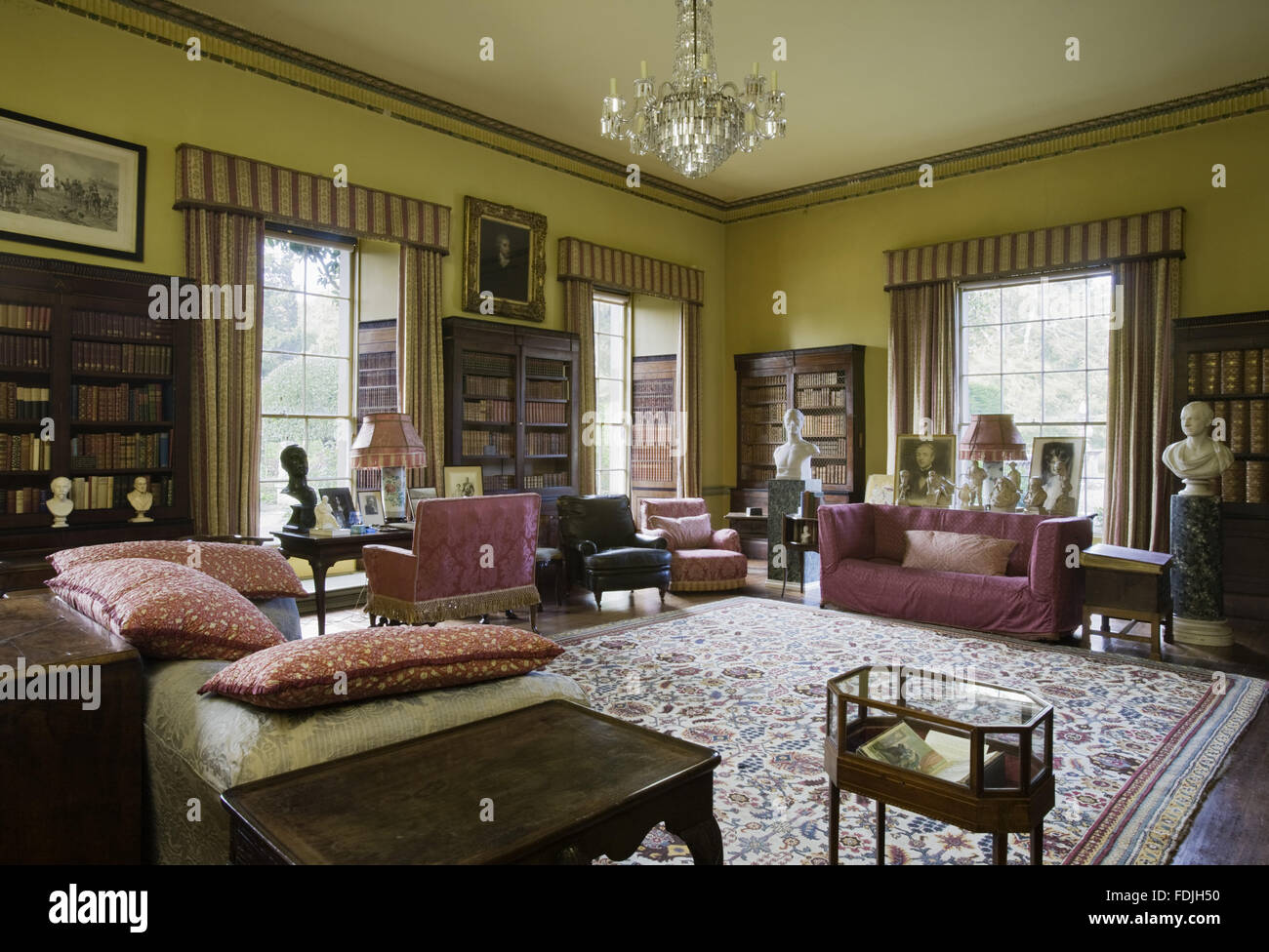 The Castlereagh Room at Mount Stewart House, Co. Down, Northern Ireland ...