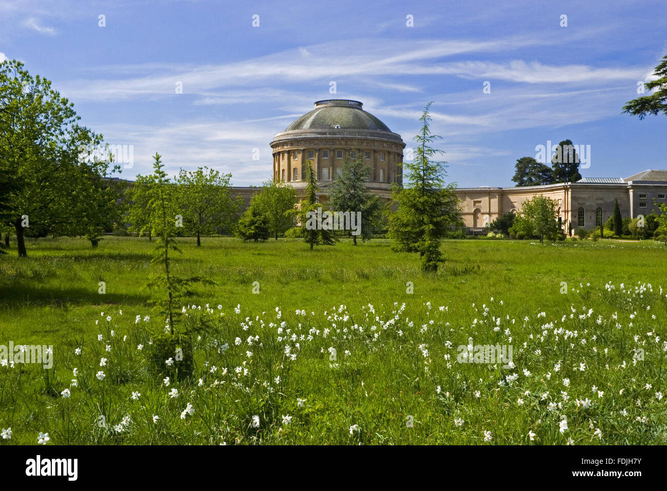 The north front at Ickworth, Bury St Edmunds, Suffolk. The central ...