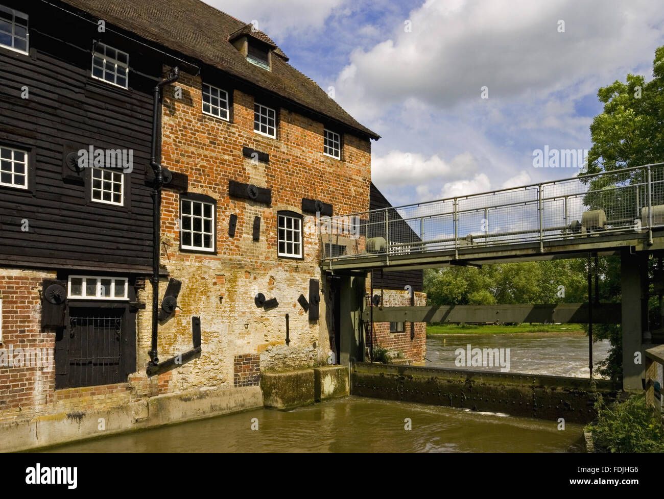 Houghton Mill, an eighteenth-century watermill, the last working ...