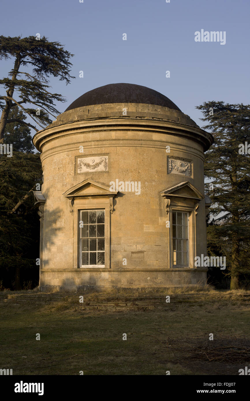 The Rotunda, one of Capability Brown's "eye-catchers" built 1754-7 at ...