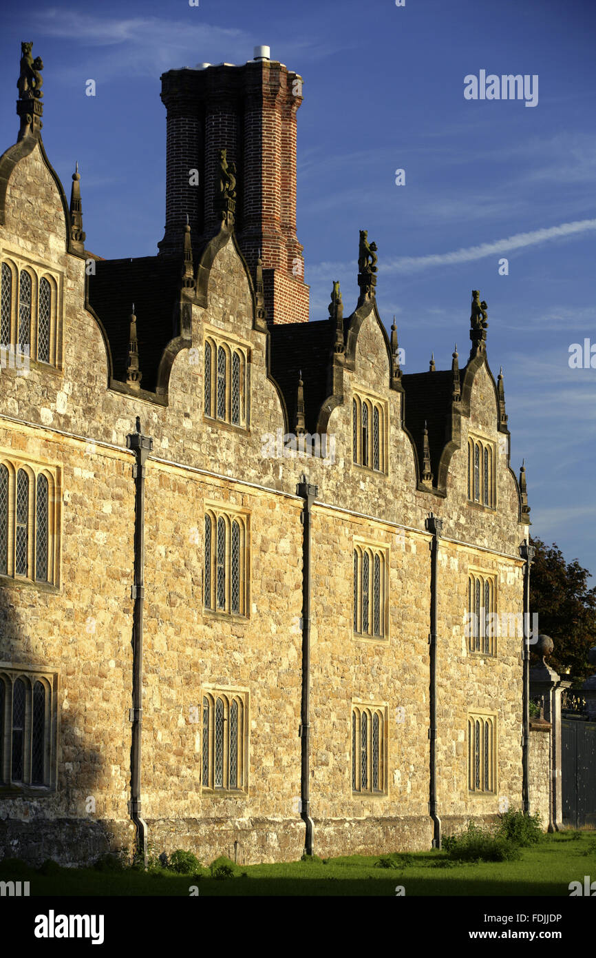 The west front of Knole built between 1543 and 1548 by Henry VIII, at ...