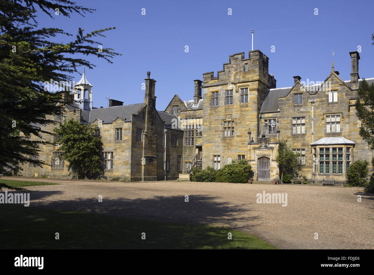 The house designed by Anthony Salvin in 1835 in the Elizabethan style ...
