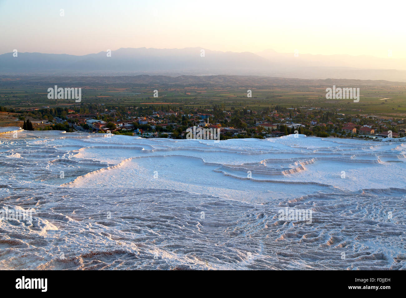 unique abstract in pamukkale turkey asia the old calcium bath and ...
