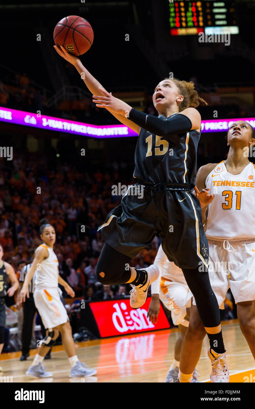 January 21, 2016: Jasmine Jenkins #15 of the Vanderbilt Commodores ...