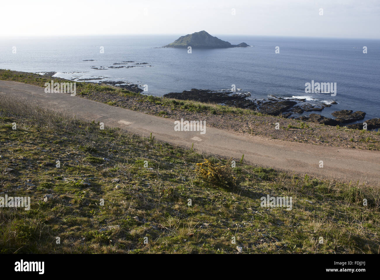 The view from Wembury Point, near Plymouth, Devon with the Great Mew ...