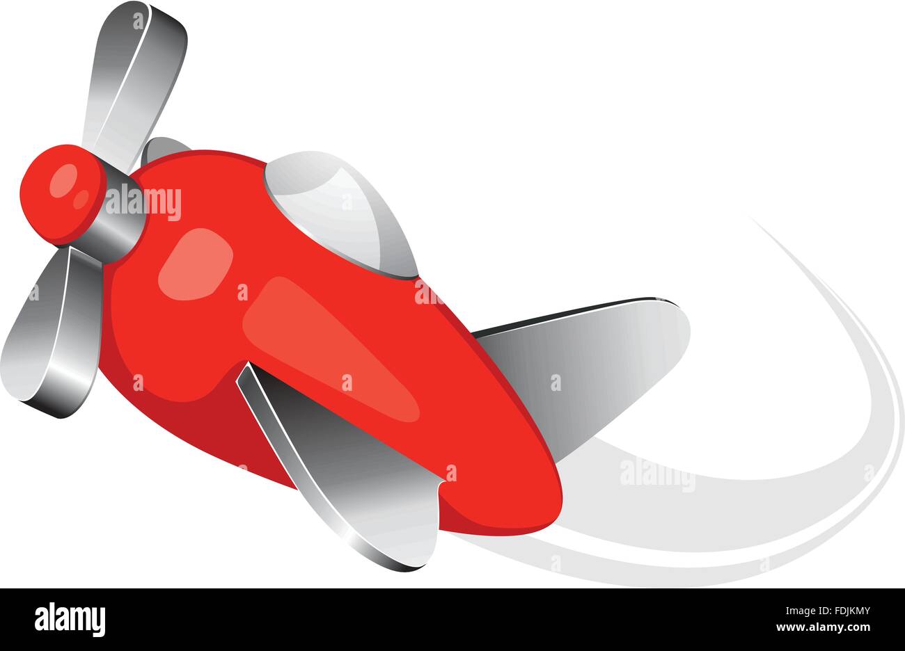 Toy airplane vector illustration Stock Vector Image & Art - Alamy