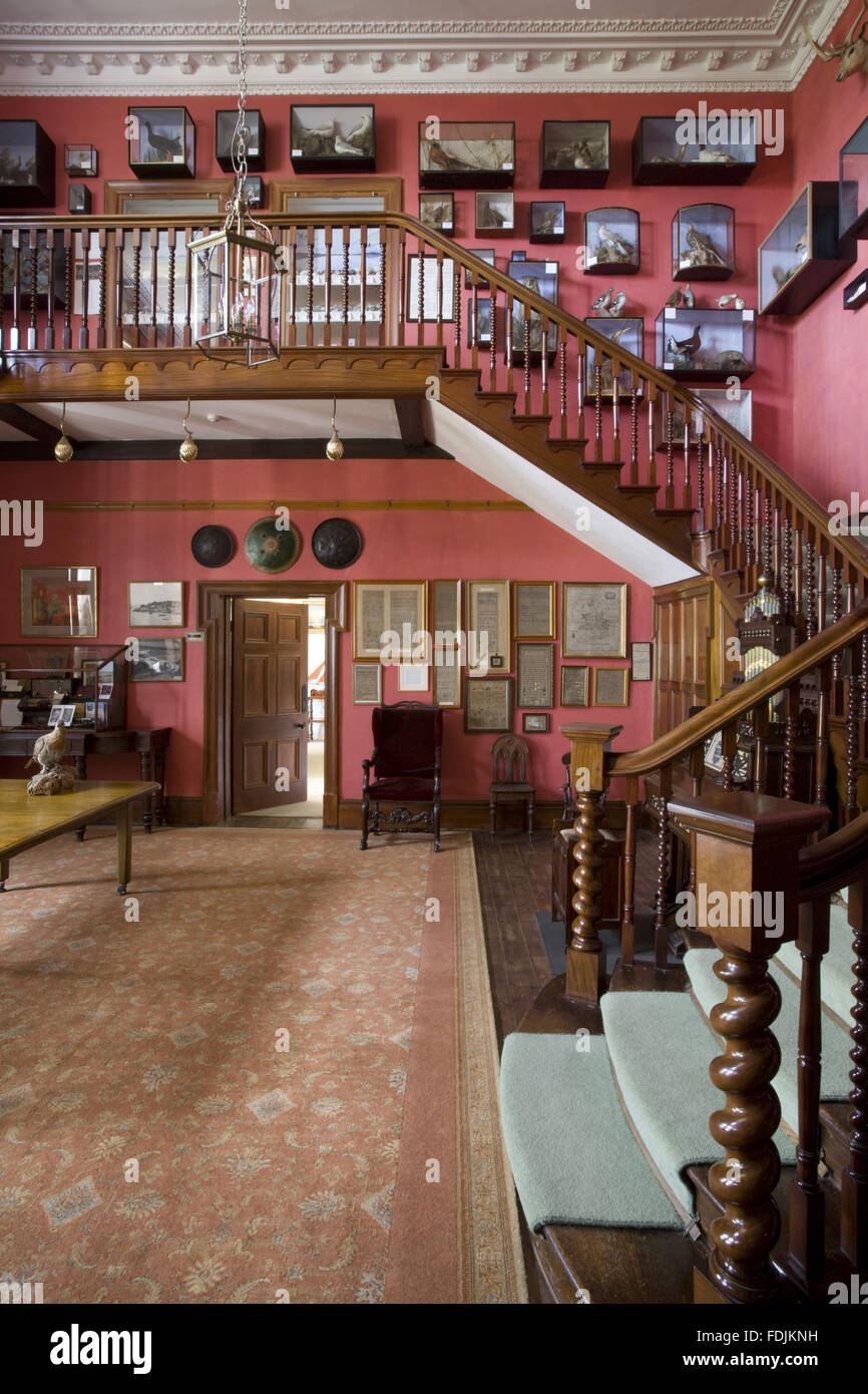 The Staircase and Landing at Overbeck's, Sharpitor, Devon where the ...