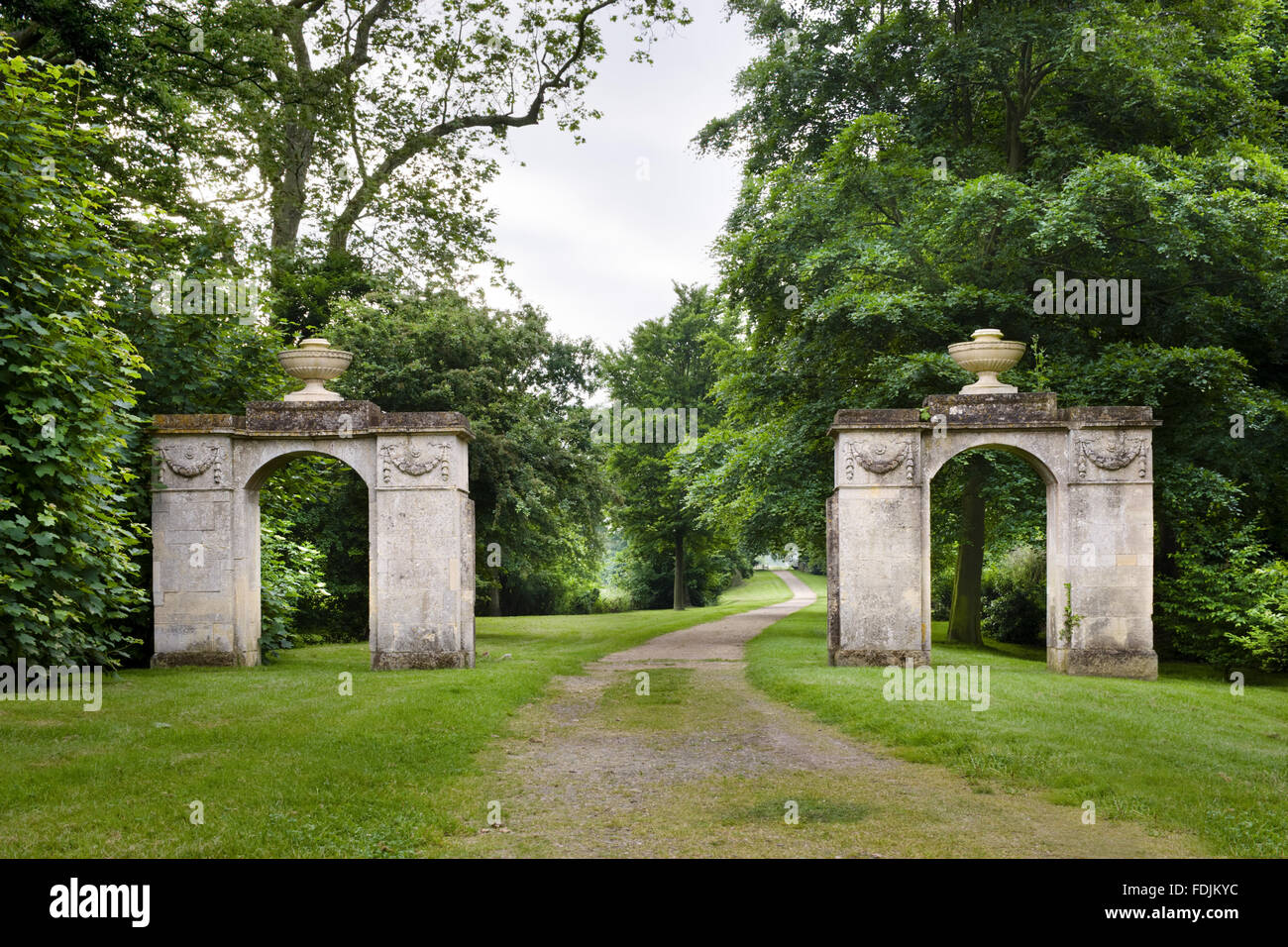 Worcester Lodge Gates at Croome Park, Croome D'Abitot, Worcestershire ...