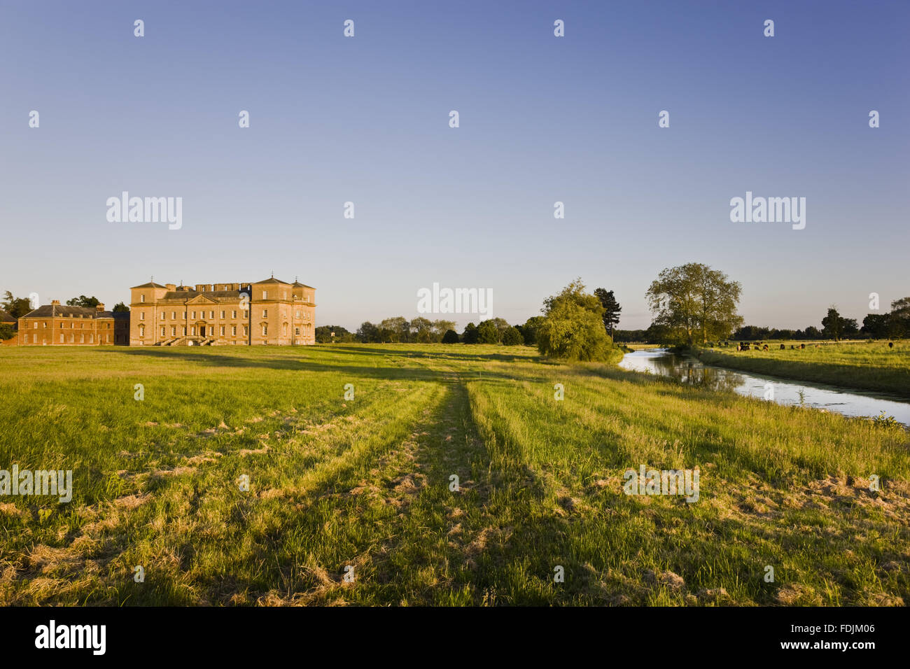 Looking to the north front of Croome Court from the gate which was the ...