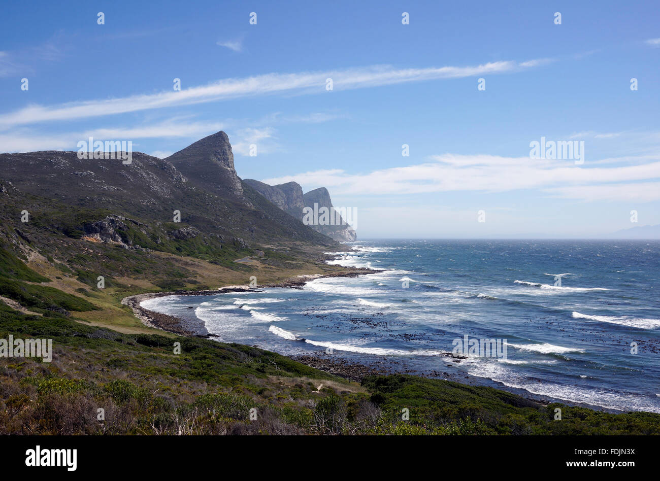 Cape point in the cape of good hope nature reserve hi-res stock ...