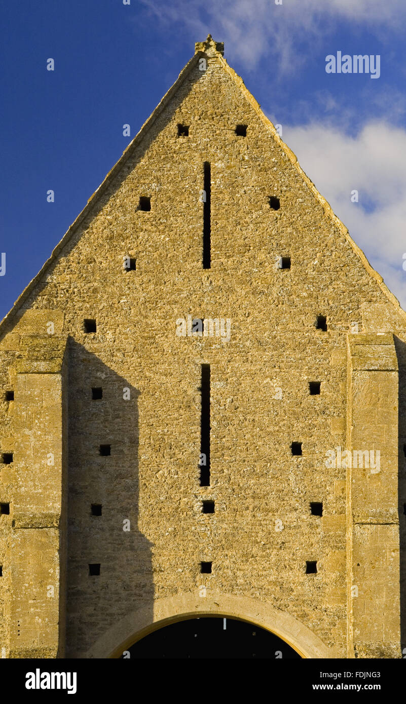 Close view of the end of the mid-thirteenth century monastic Great ...