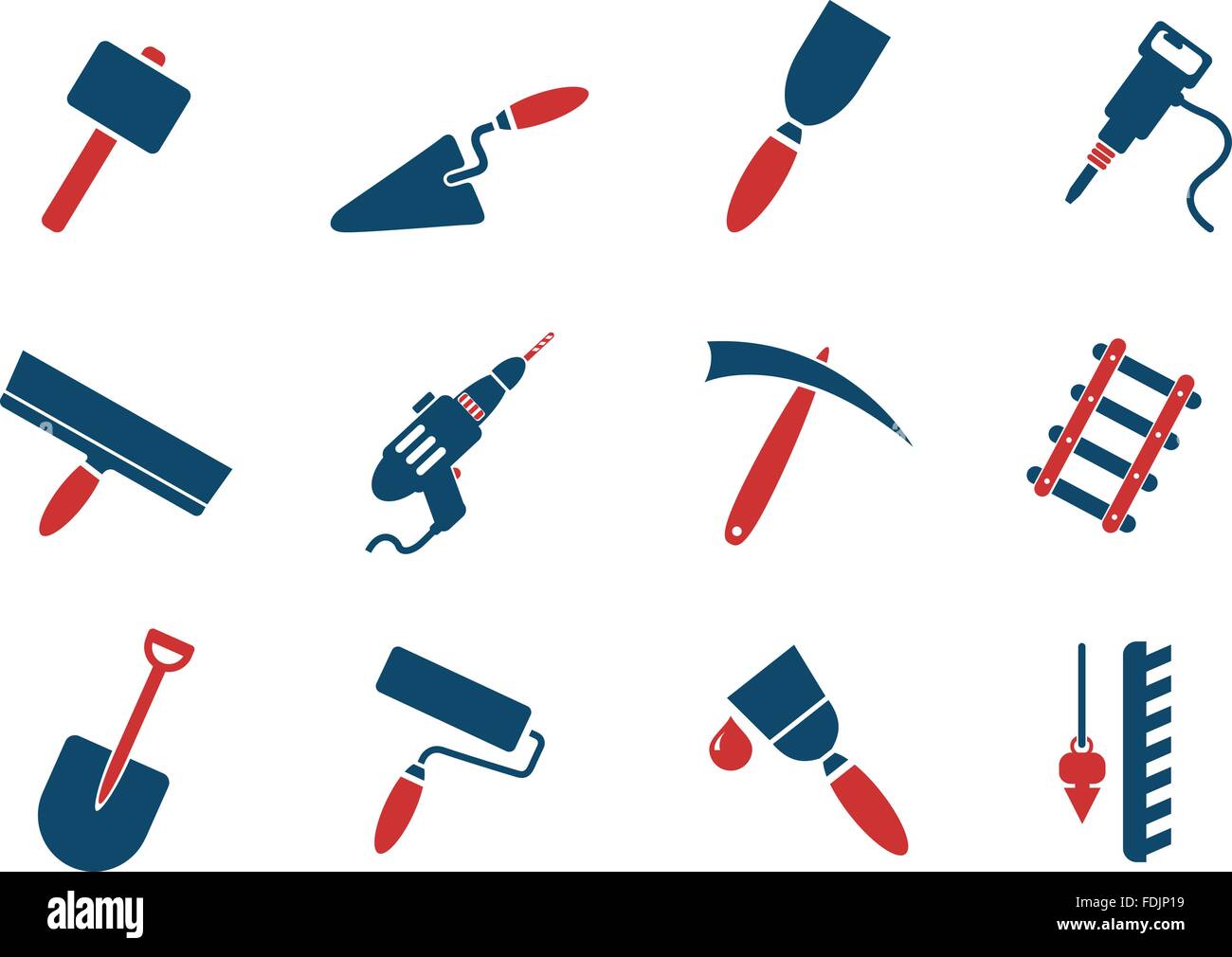 Symbols of building equipment Stock Vector Image & Art - Alamy