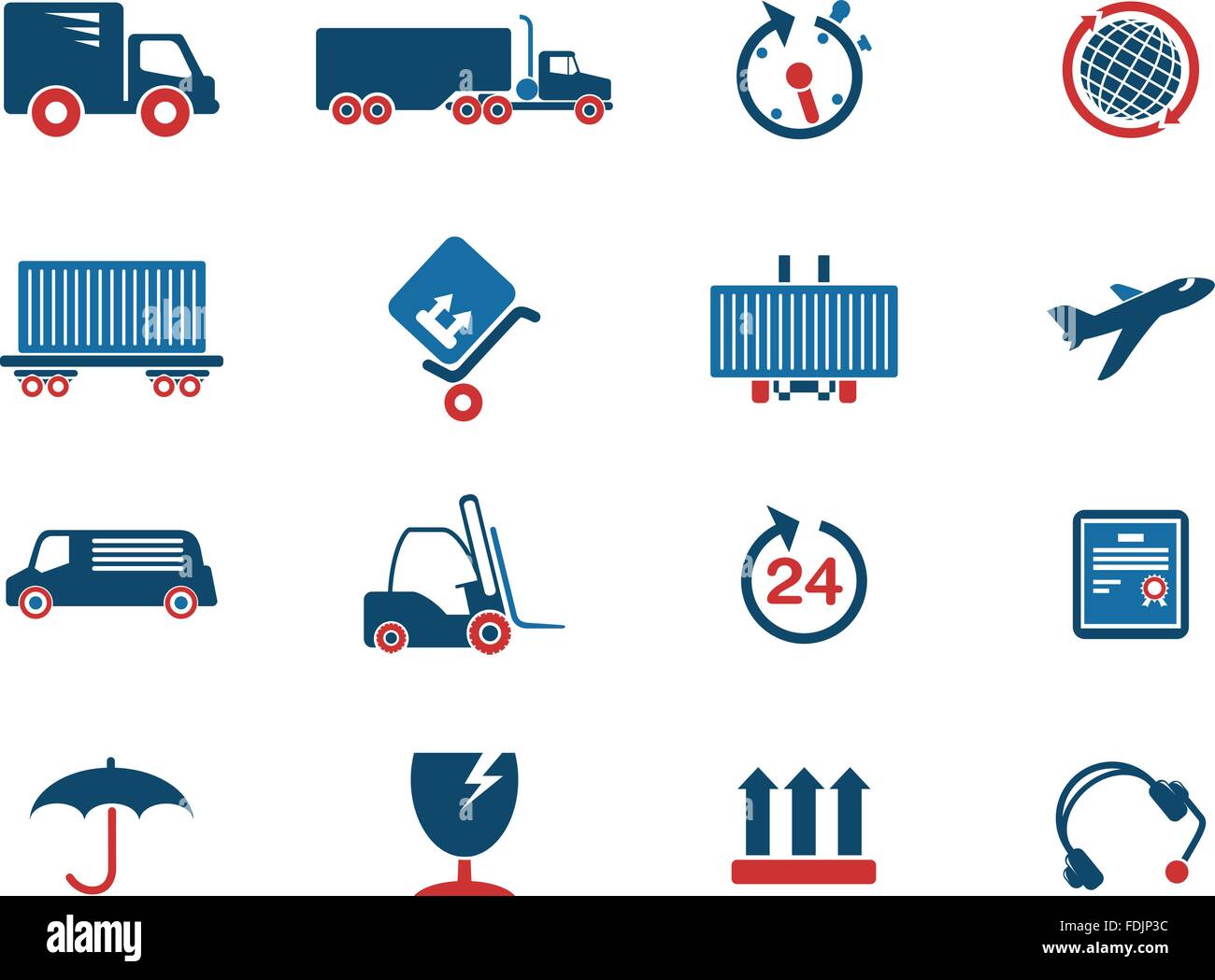 Cargo shipping symbols Stock Vector Image & Art - Alamy