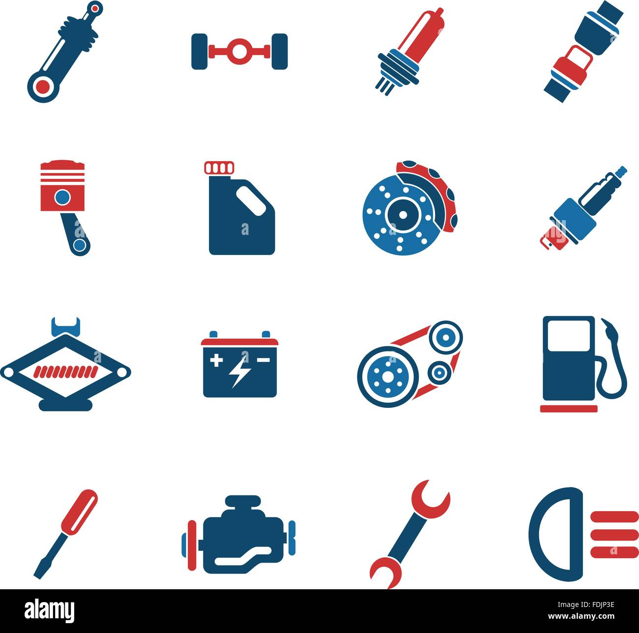 Auto Service Icons Stock Vector Image & Art - Alamy