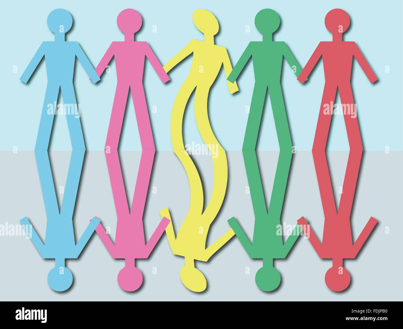 Reluctant Participant Stock Vector Images Alamy