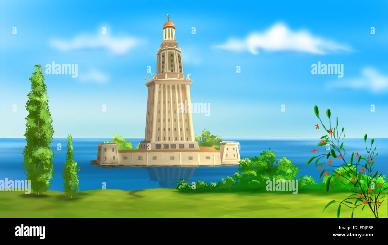 Lighthouse of Alexandria Stock Photo - Alamy