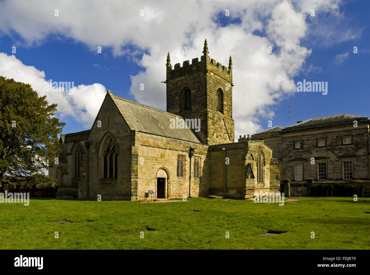 The late thirteenth-century All Saints Church (not NT) adjacent to ...