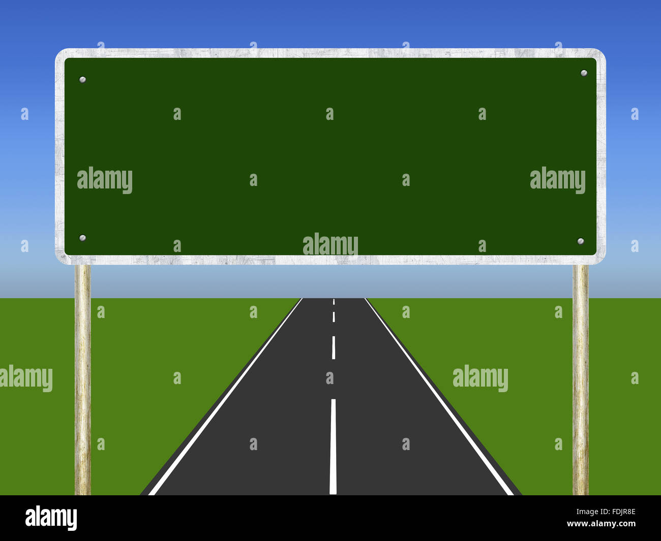 Green advertising sign hi-res stock photography and images - Alamy