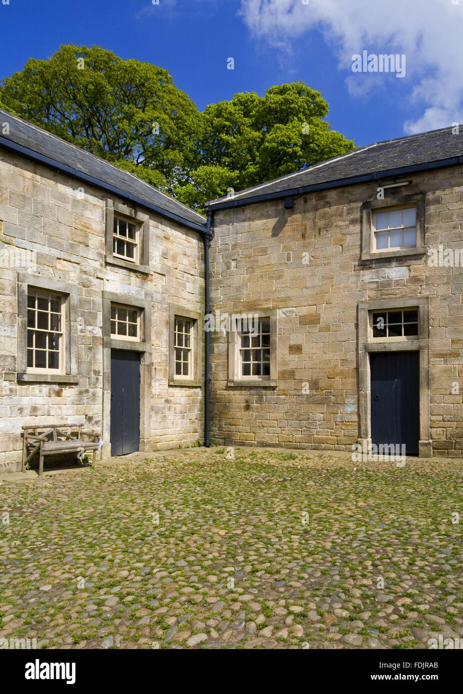 The Stables Courtyard which forms part of the estate at Gibside ...
