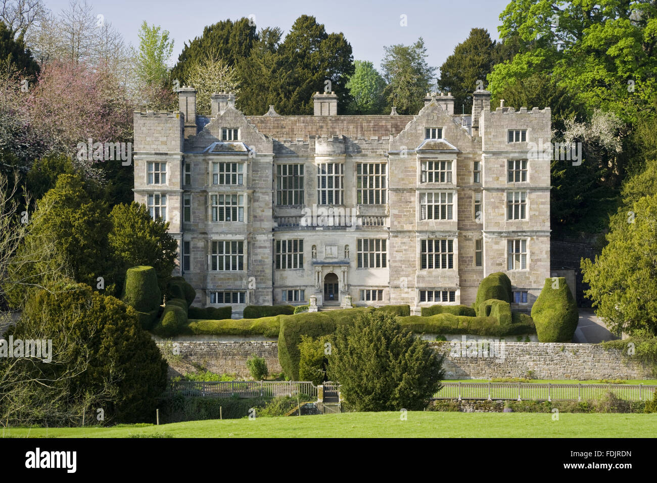 The exterior of Fountains Hall built between 1598 and 1611 which was ...