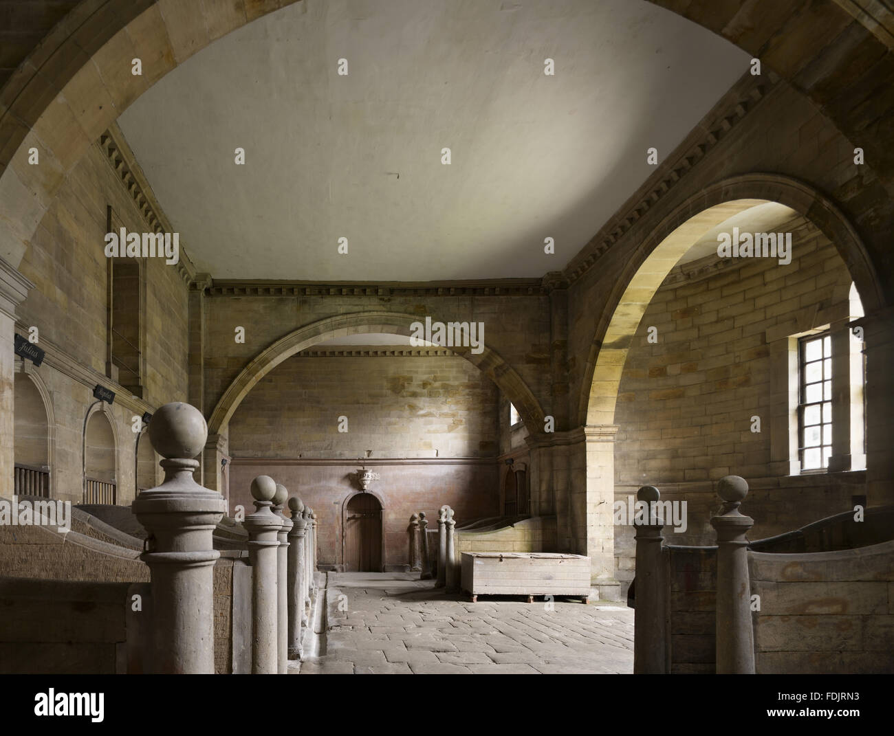 The Stables at Seaton Delaval Hall, Northumberland. The house was built ...