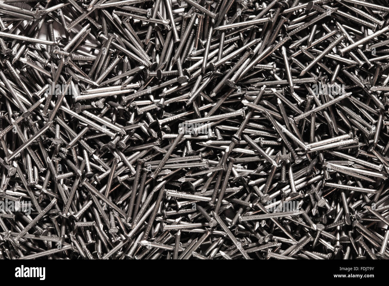 small steel nails Stock Photo - Alamy