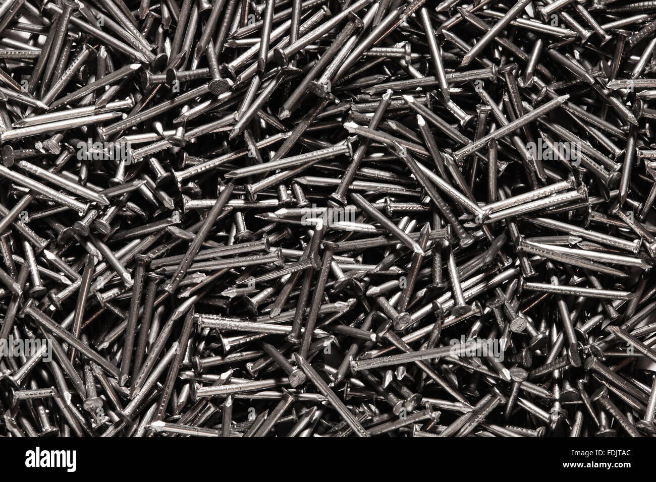 small steel nails Stock Photo - Alamy