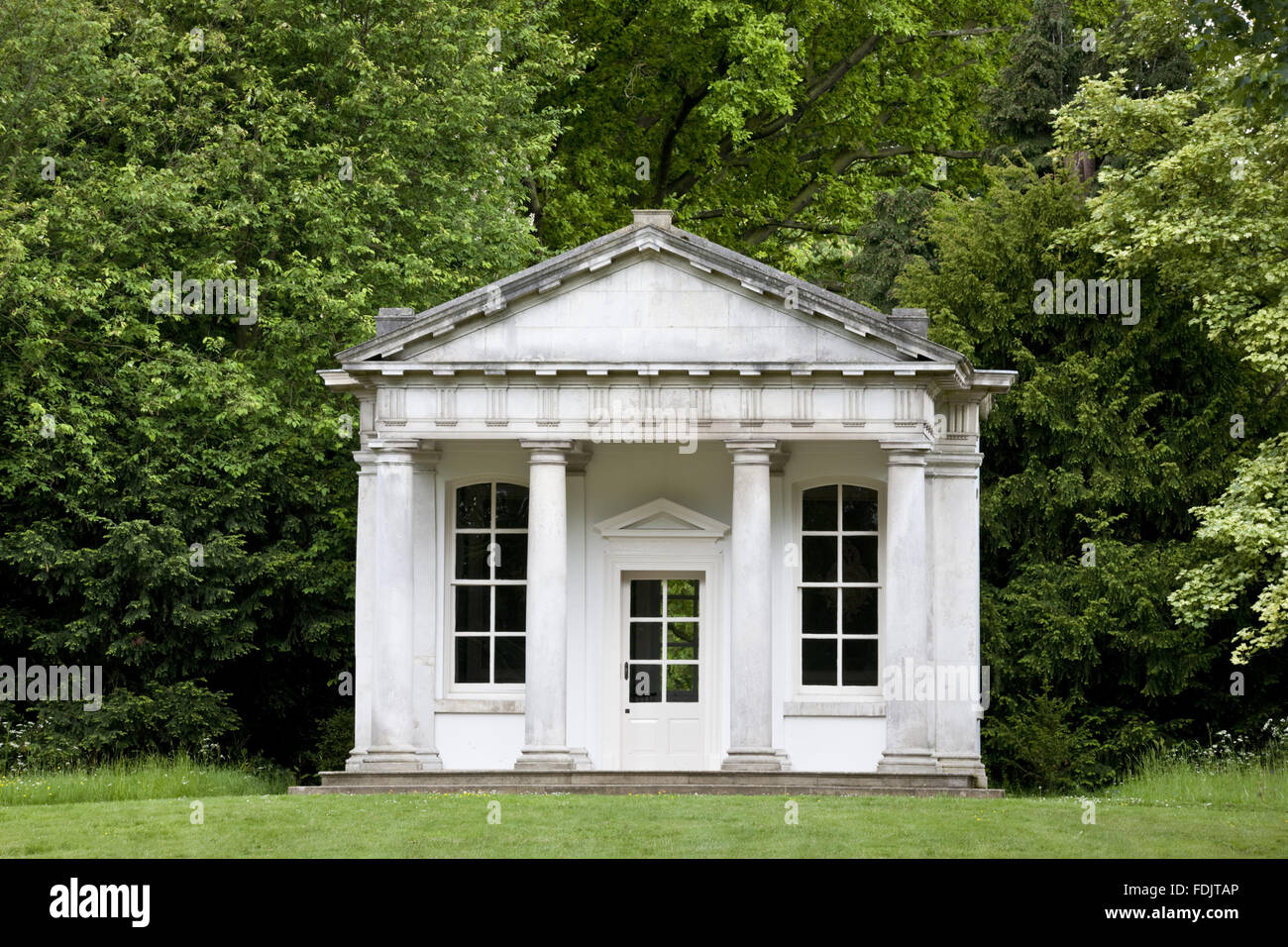 The Doric Temple, or Temple of Pan, in the park at Osterley, Middlesex ...