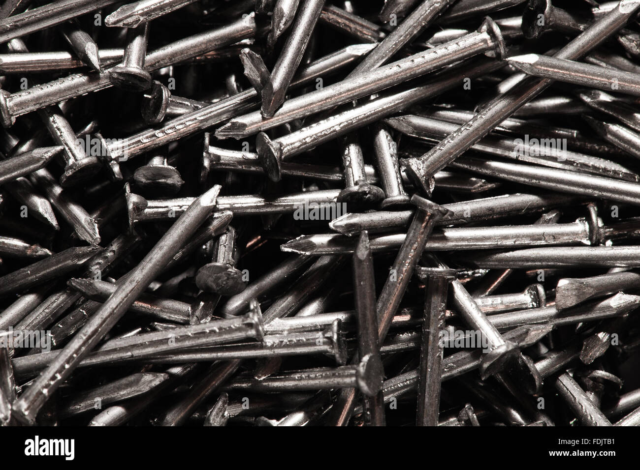 small steel nails Stock Photo - Alamy