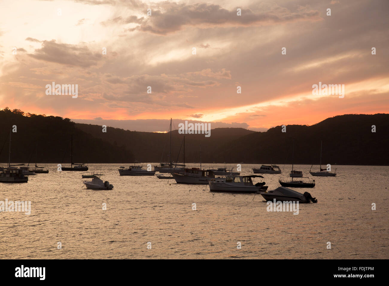 Sunset at Palm Beach and Pittwater on Sydney's northern beaches ...