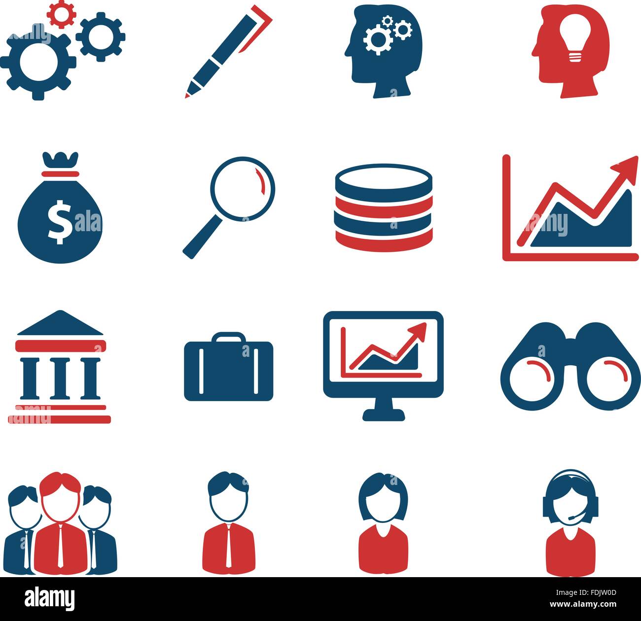 Office simply icons Stock Vector Image & Art - Alamy