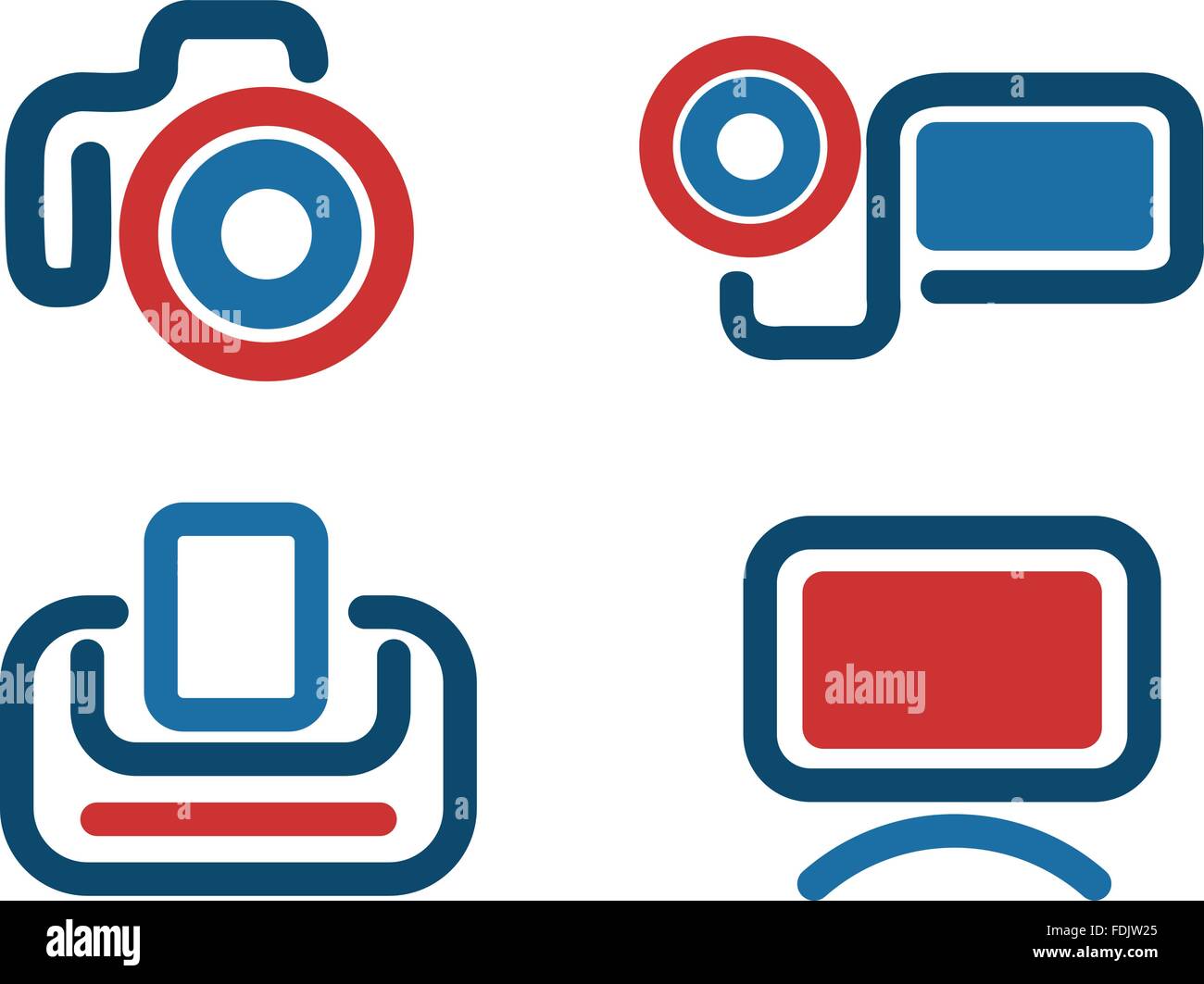 Video edition icon vector Stock Vector Images - Alamy