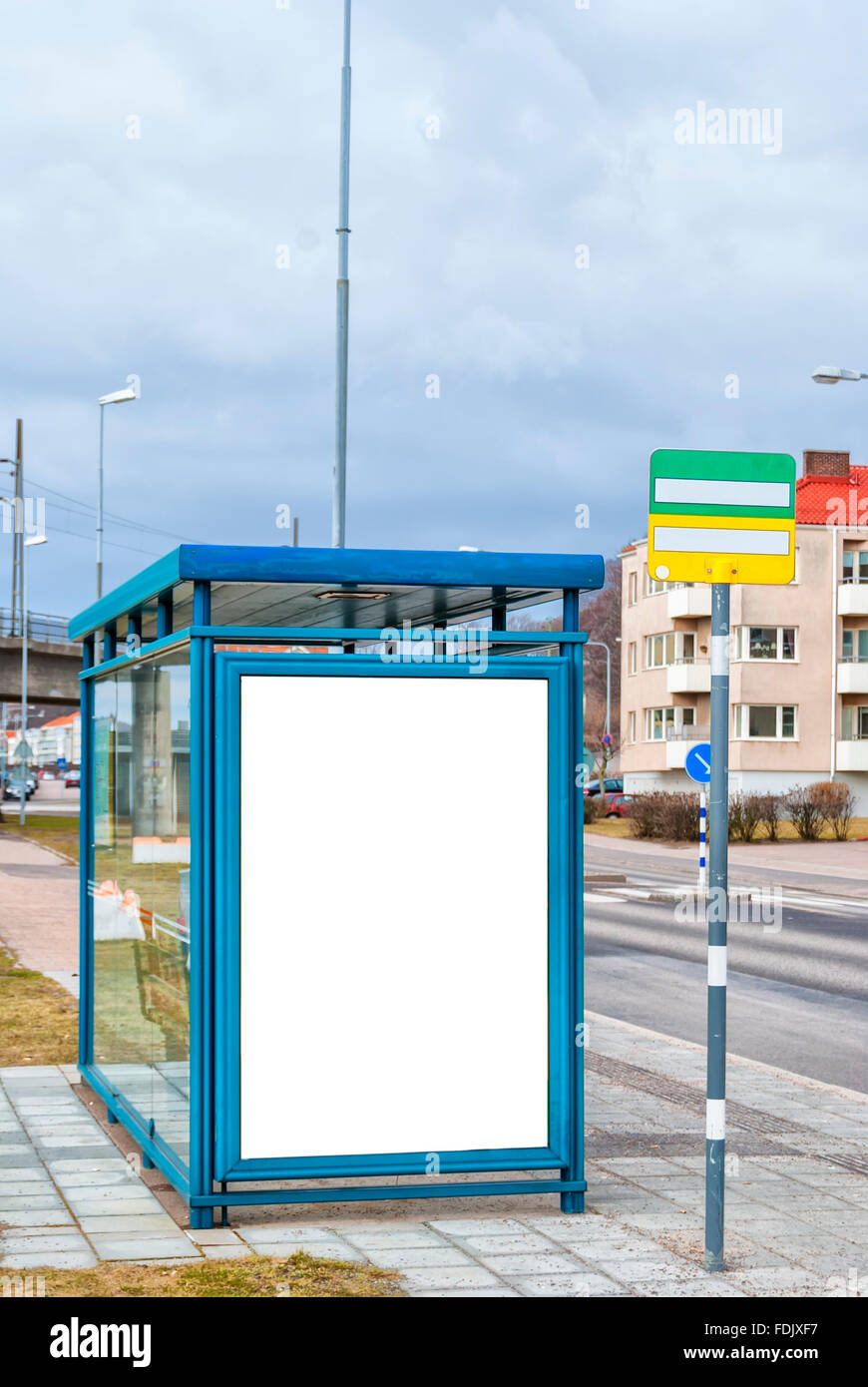 Swedish bus stop public transport hi-res stock photography and images ...