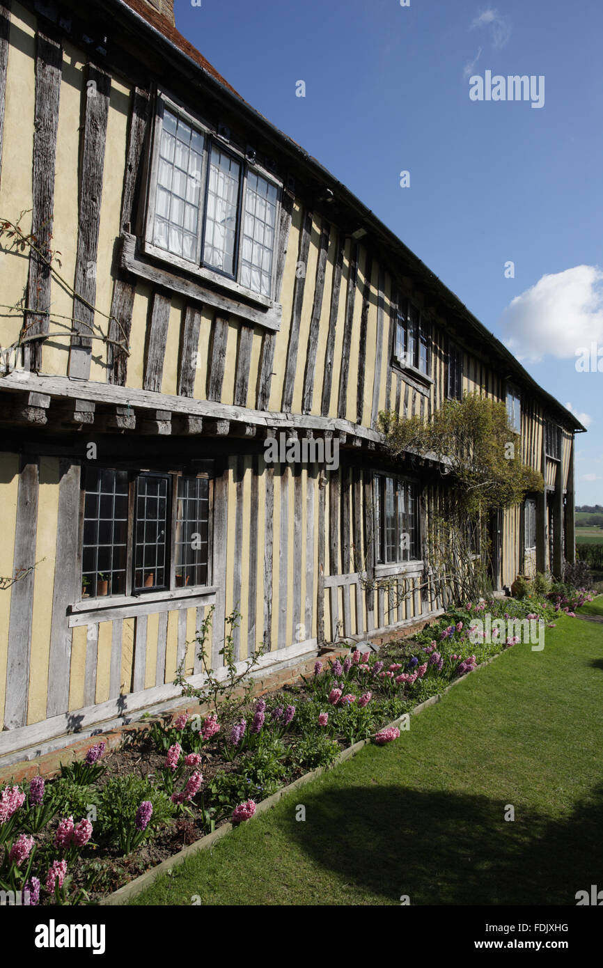 Exterior view of Smallhythe Place, the home of actor Ellen Terry from ...