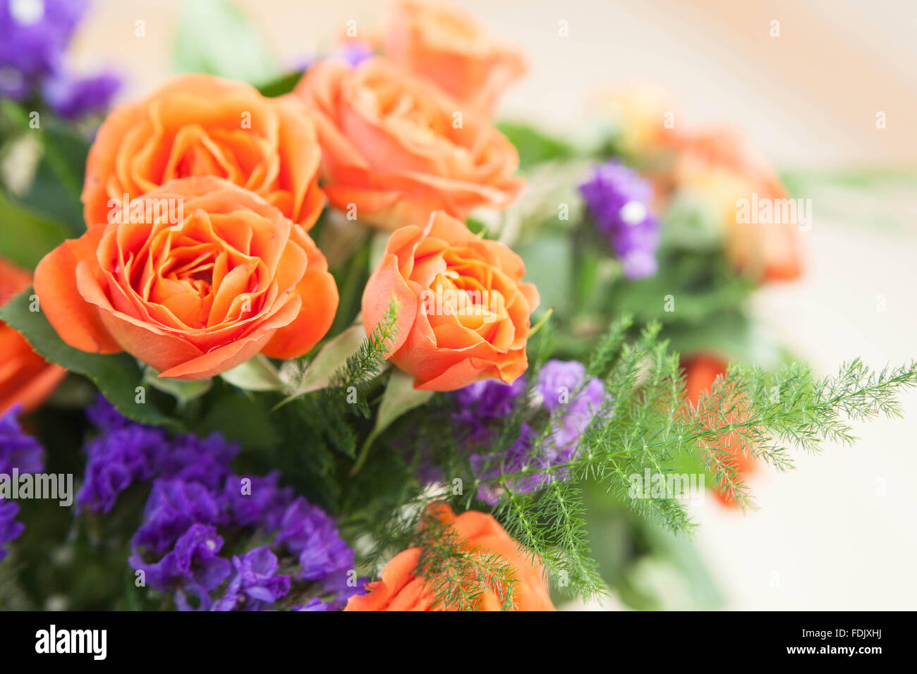 Red roses bouquet Stock Photo - Alamy