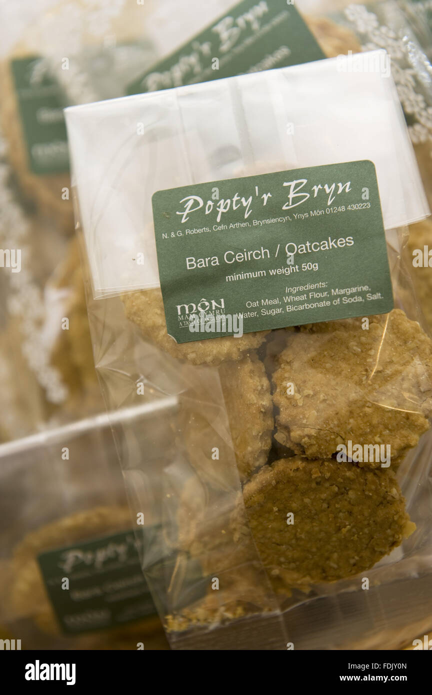Oatcake biscuits on sale in the shop at Christmas at Chirk Castle ...