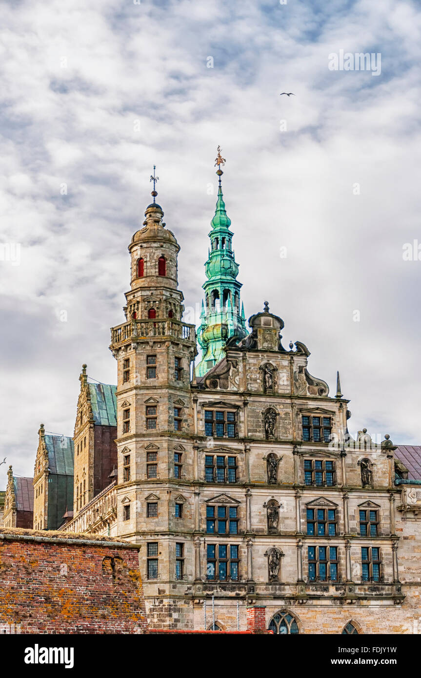 Kronborg castle made famous by William Shakespeare in his play about ...