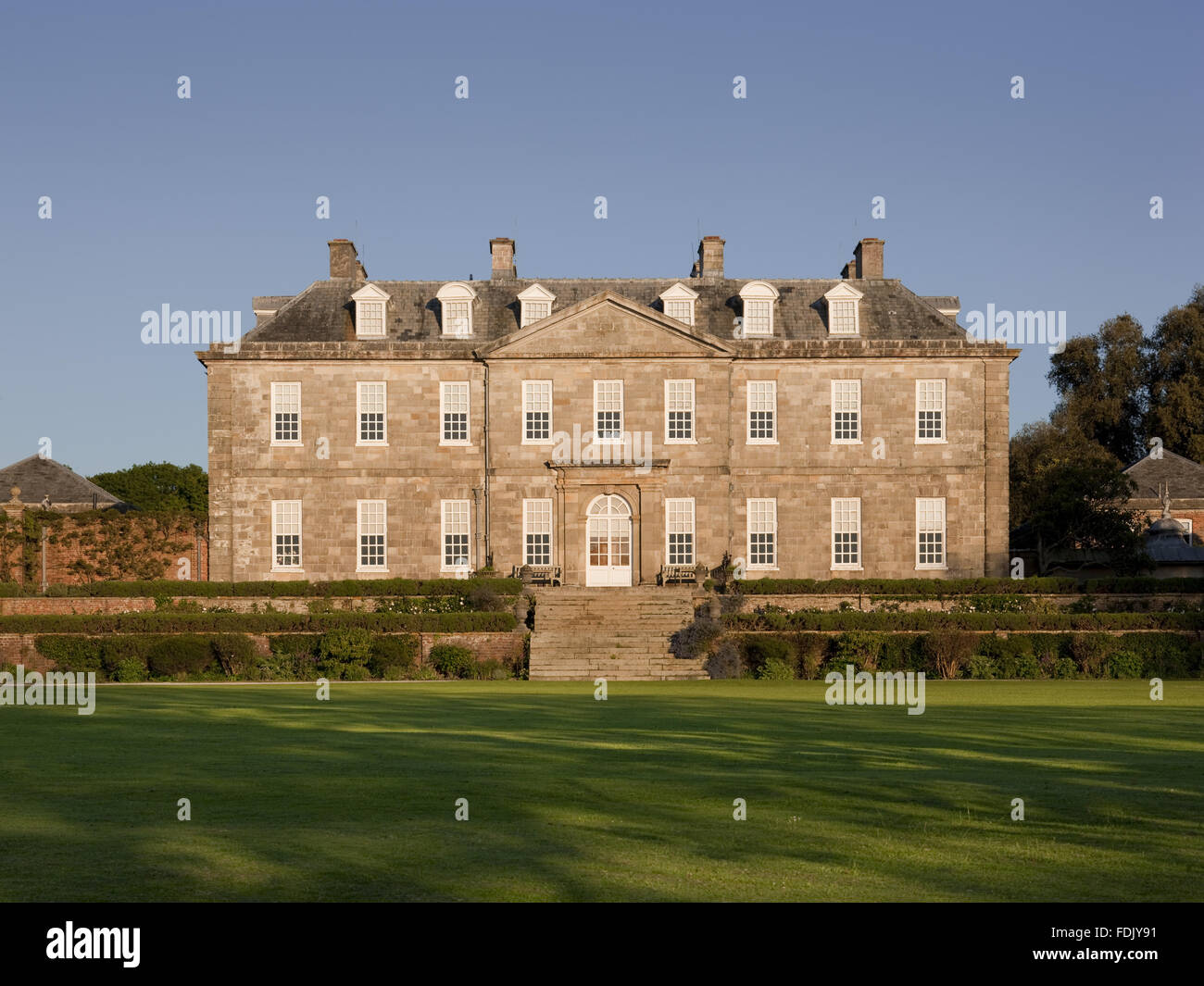 The north front of the house at Antony, Cornwall. The house was built ...