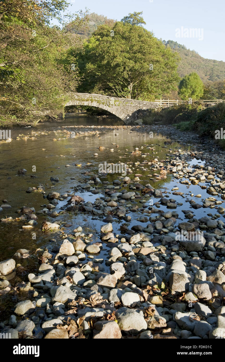 New Bridge the traditional stone-built bridge over the River Derwent ...