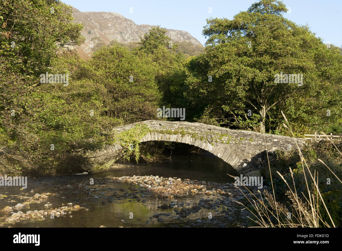New Bridge the traditional stone-built bridge over the River Derwent ...