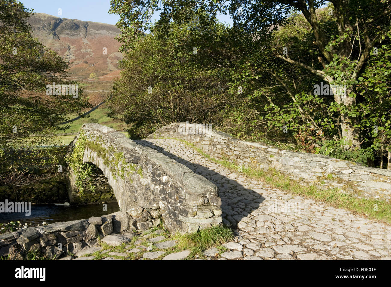New Bridge the traditional stone-built bridge over the River Derwent ...