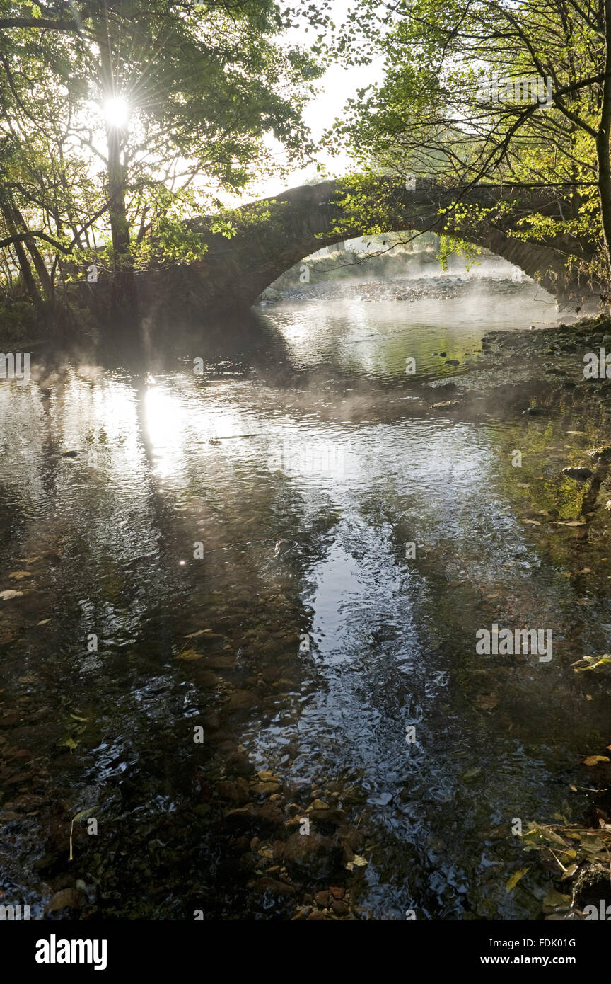 New Bridge the traditional stone-built bridge over the River Derwent ...
