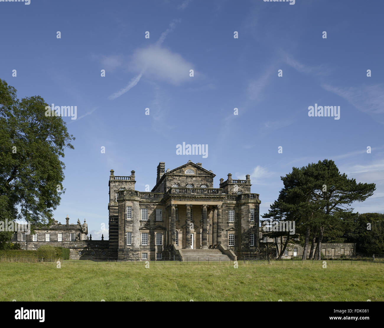 Seaton Delaval Hall, Northumberland. The house was built for Admiral ...