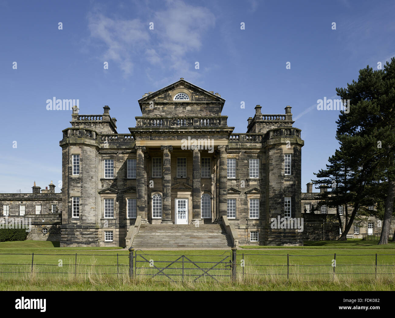 Seaton Delaval Hall, Northumberland. The house was built for Admiral ...