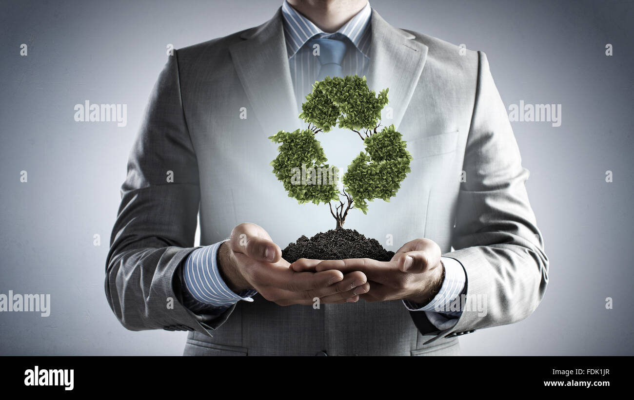 Ecological symbol respect environment hi-res stock photography and ...